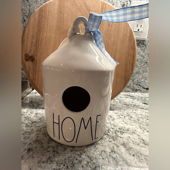 Rae Dunn | Accents | Rae Dunn Home Birdhouse With Ribbon Farmhouse ...
